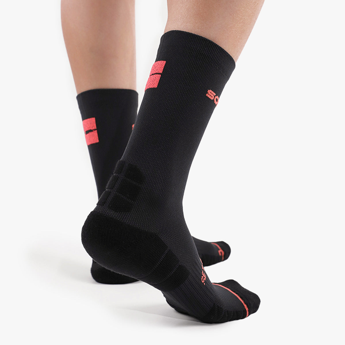 All-Round Reflective Socks - Charcoal– SOOMOM | Cycling Apparel