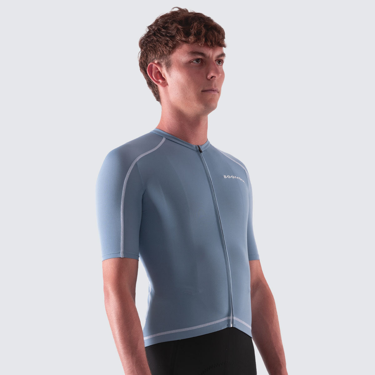 Base Jersey - Powder Blue– SOOMOM | Cycling Apparel