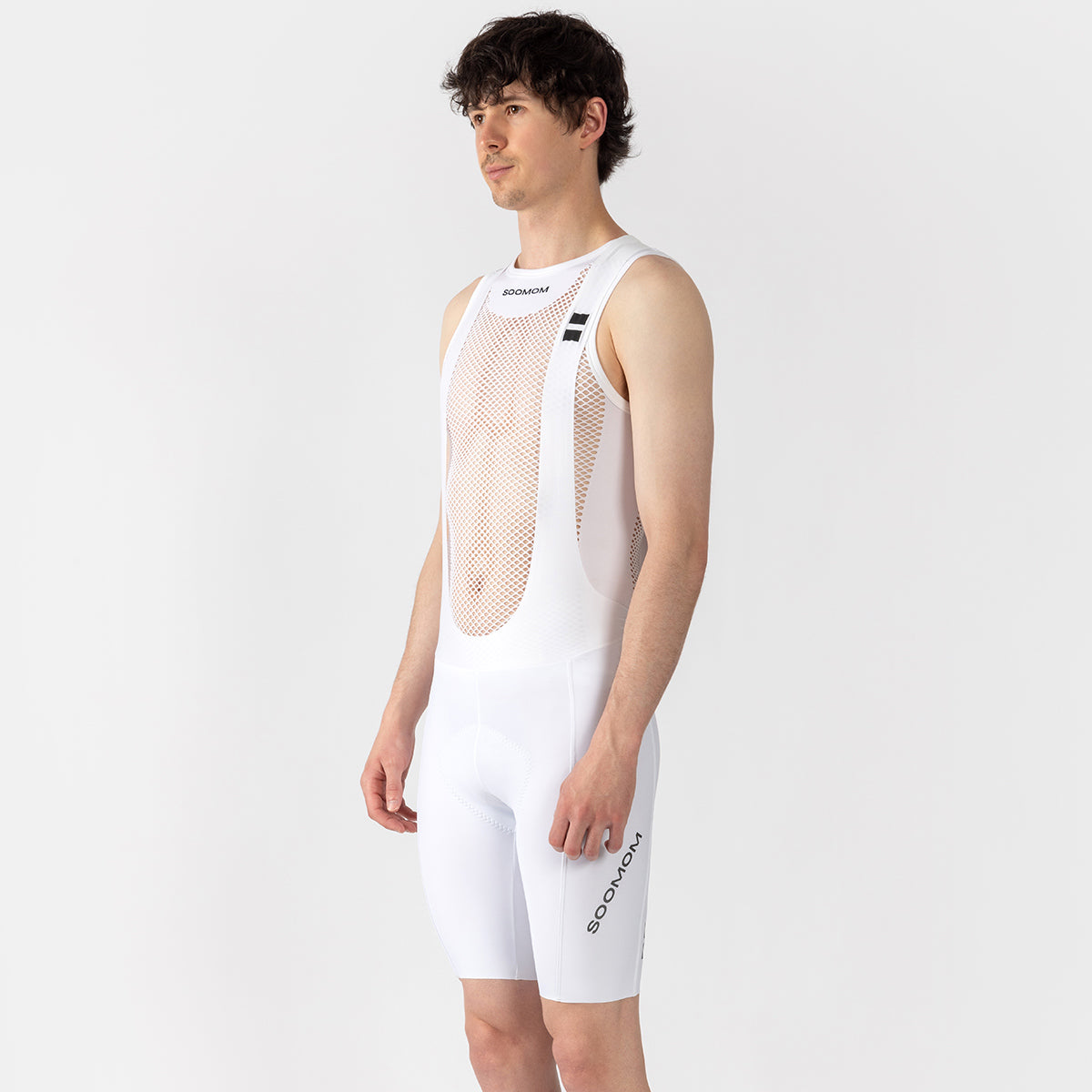 All-Round Bib Shorts - White– SOOMOM | Cycling Apparel
