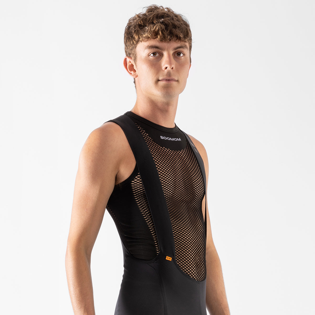All-Round Mesh Singlet Base Layer - Black– SOOMOM | Cycling Apparel