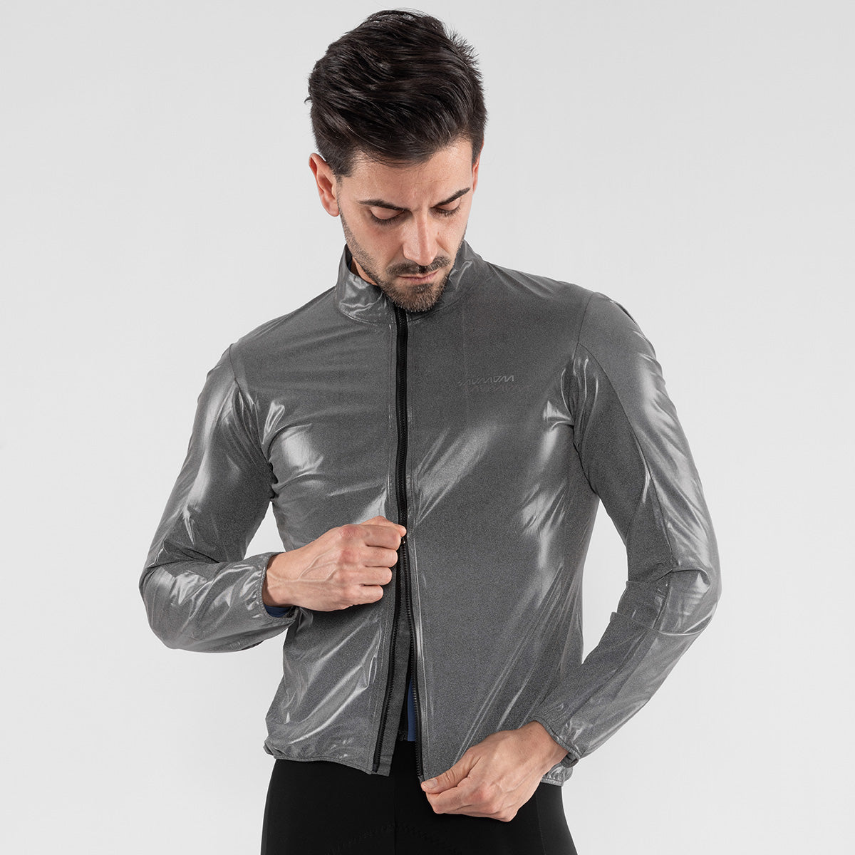 Pro Reflective Windproof Jacket - Grey– SOOMOM | Cycling Apparel